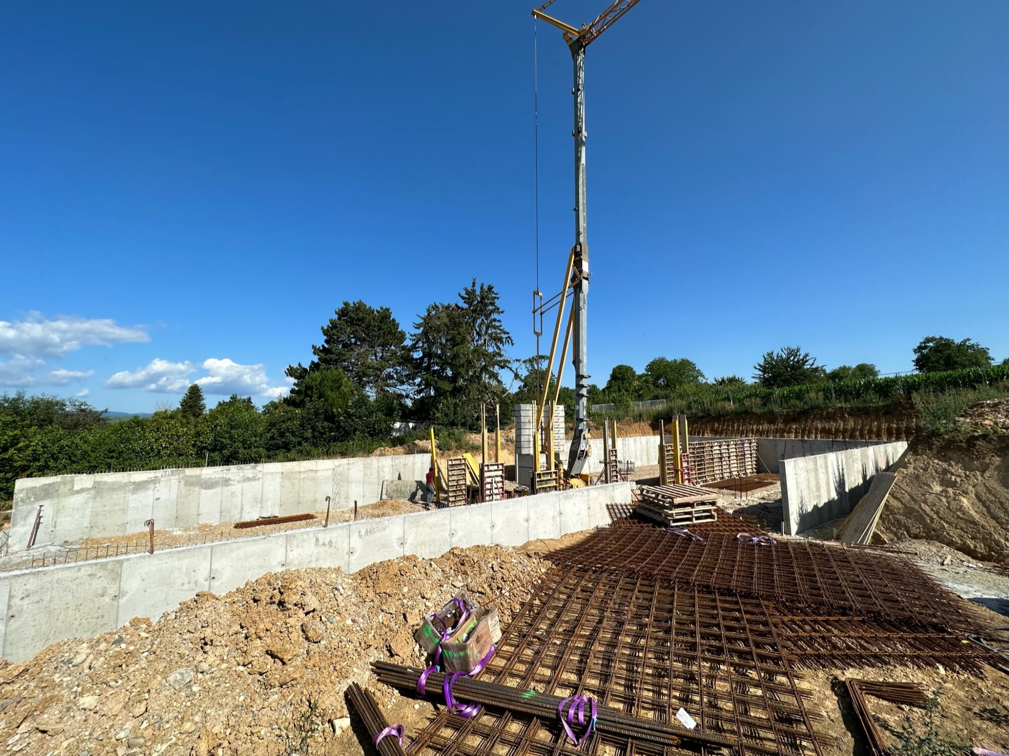 CHANTIER EN COURS - Construction de 2 bâtiments - ERNOLD Ernolsheim-sur ...